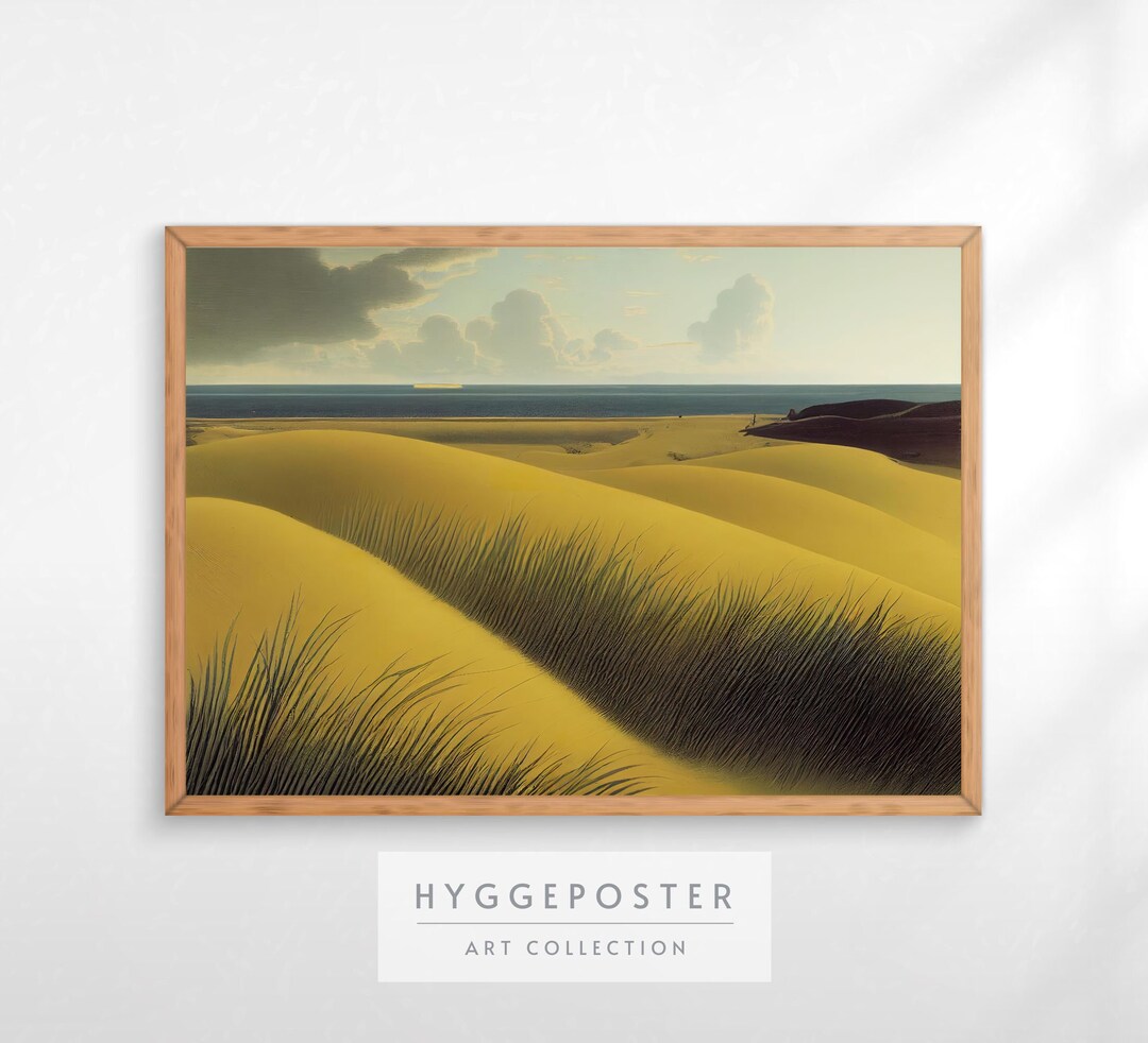 North Sea Poster, Amrum Poster, Föhr Poster, Sylt Dunes on the Beach ...