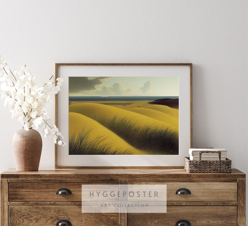 North Sea Poster, Amrum Poster, Föhr Poster, Sylt Dunes on the Beach ...