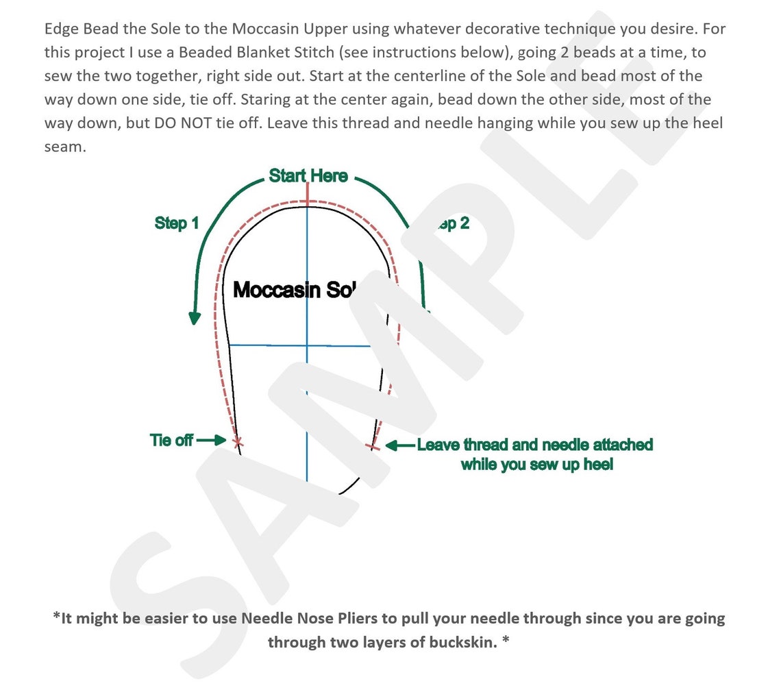 Moccasin Keychain Pattern and Tutorial: Beading Tutorial,assembly ...
