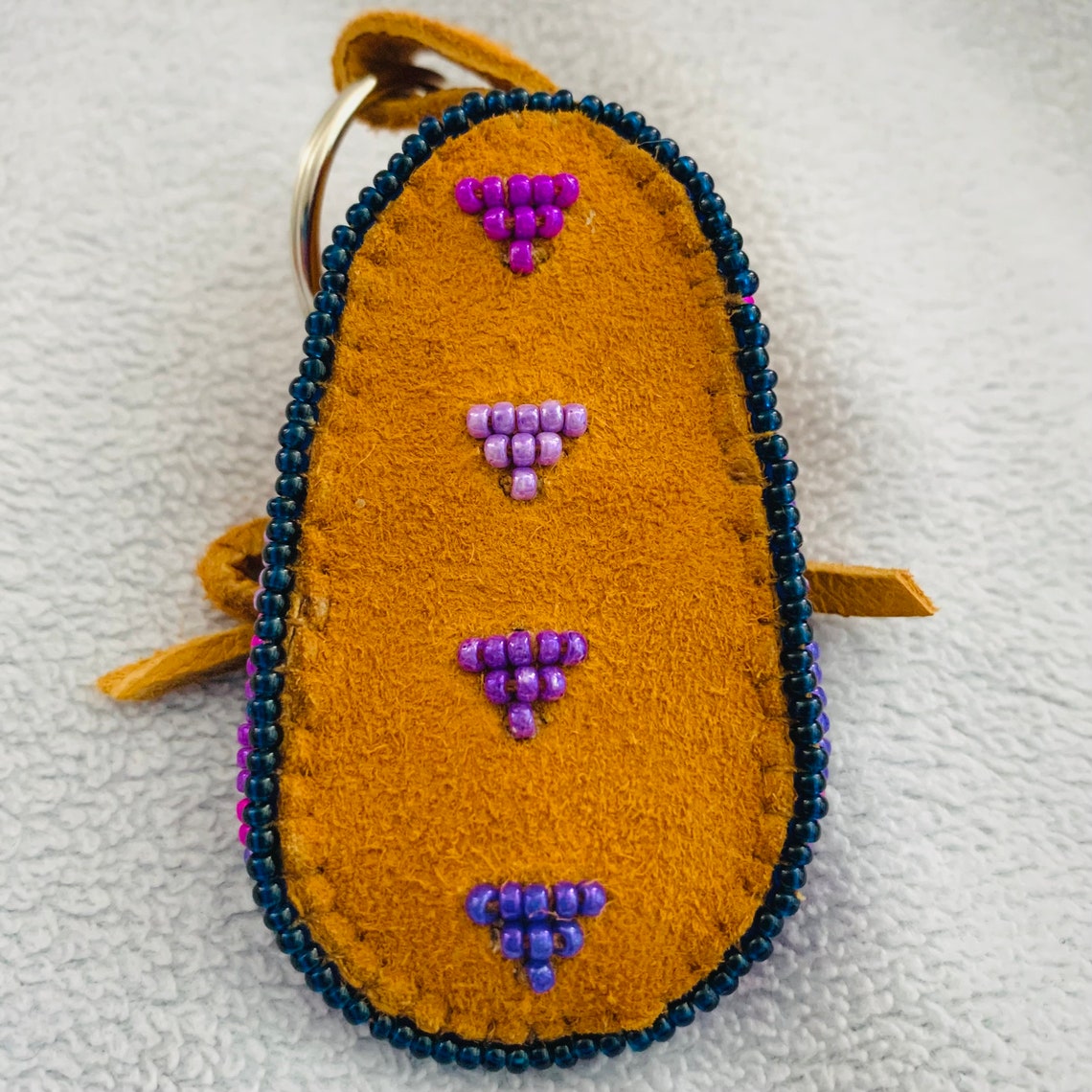 Moccasin Keychain Pattern and Tutorial: Beading Tutorial,assembly ...