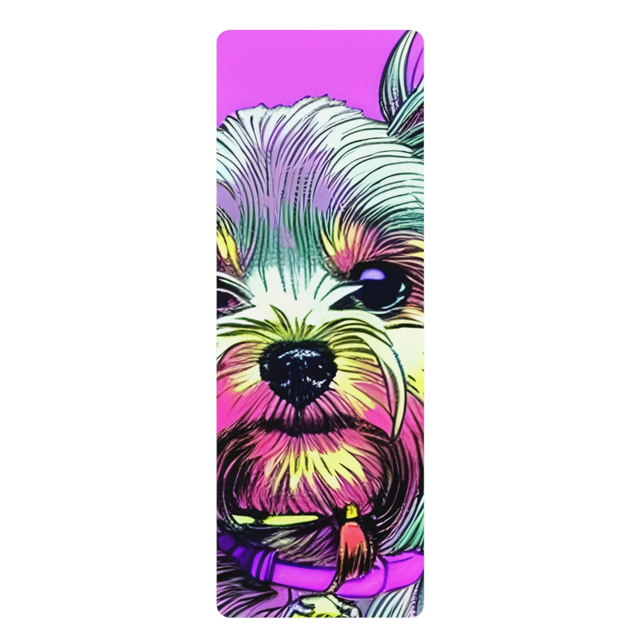 Yorkshire Terrier Yorkie Dog Anime Colorful Rubber Yoga - Etsy