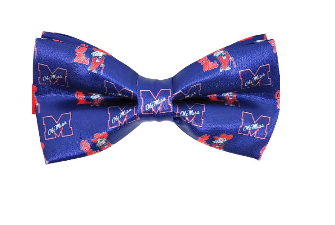 New! University of Mississippi Bow Tie , Ole Miss Bow Tie, Ole Miss ...