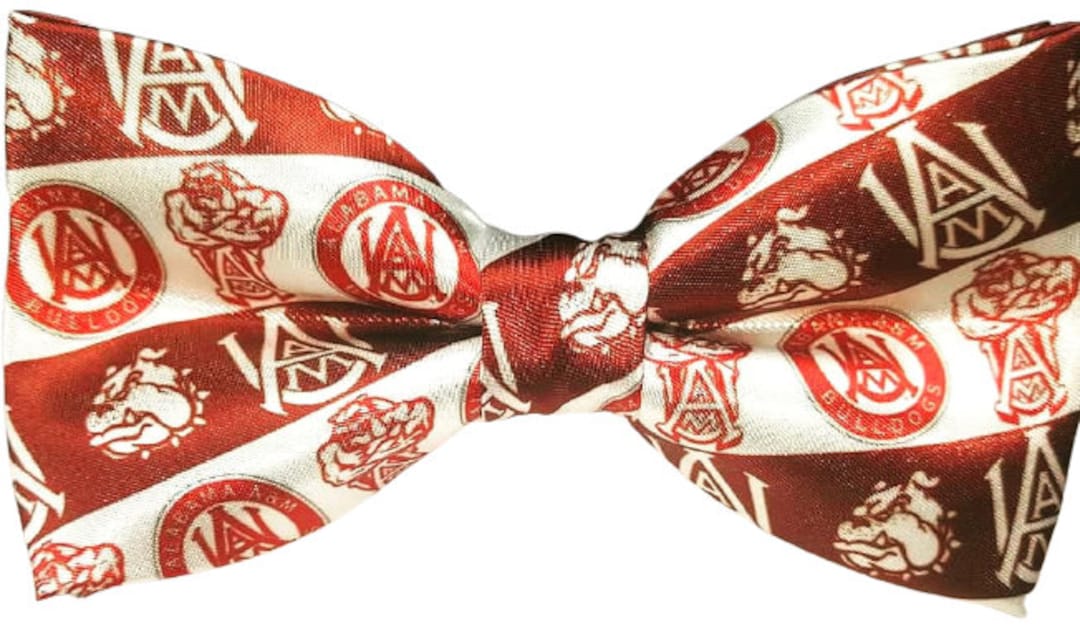 Alabama A&M University Bow Tie, Custom AAMU Alabama HBCU Bowtie ...