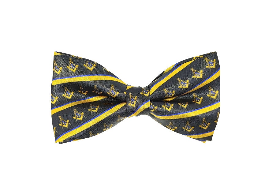 Buy From a Brother Mason Masonic Freemason Bow Tie, New Mens Black ...