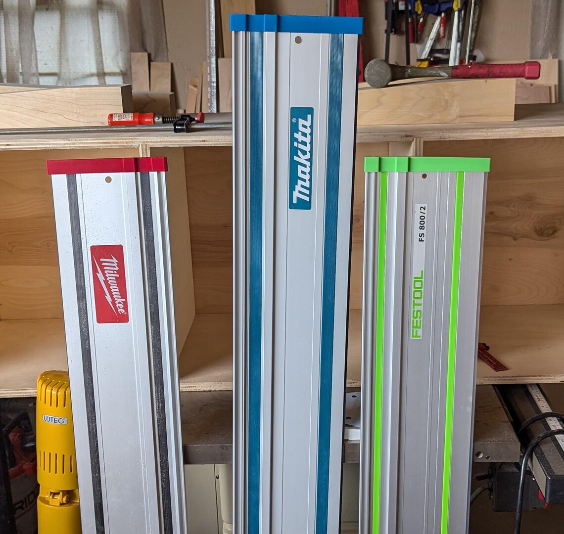 Milwaukee/festool/makita Track Saw Rail End Protectors (default Red ...