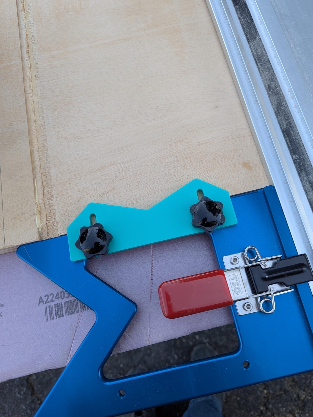 TSO Rail Square Anti-tip Connector: Tracksaw Guide Accessory - Etsy