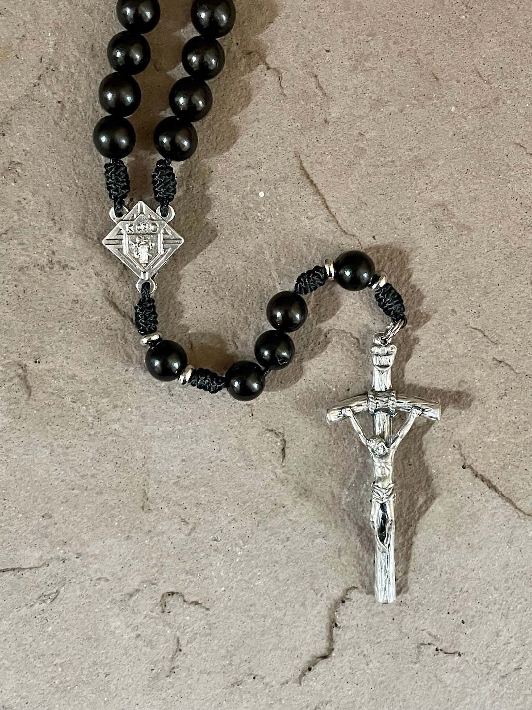 Knights of Columbus Rosary / Handmade Microcord Rosary / Catholic Gift ...