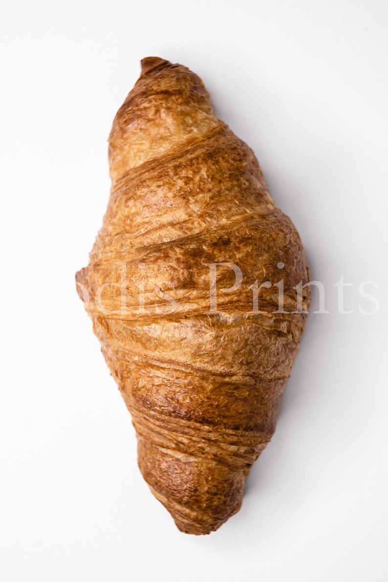 Croissant Photo Instant Digital Download Wall Art Print Food Bake Image ...