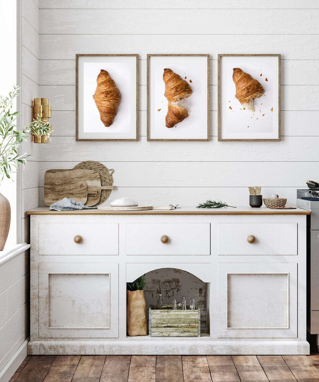 Croissant Photo Instant Digital Download Wall Art Print Food Bake Image ...