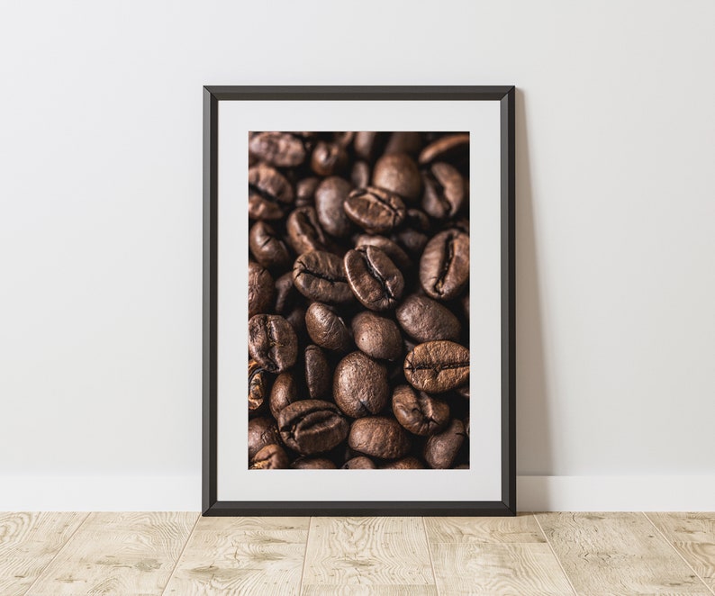 Coffee Beans Photo Instant Digital Download Wall Art Print Food Drink ...