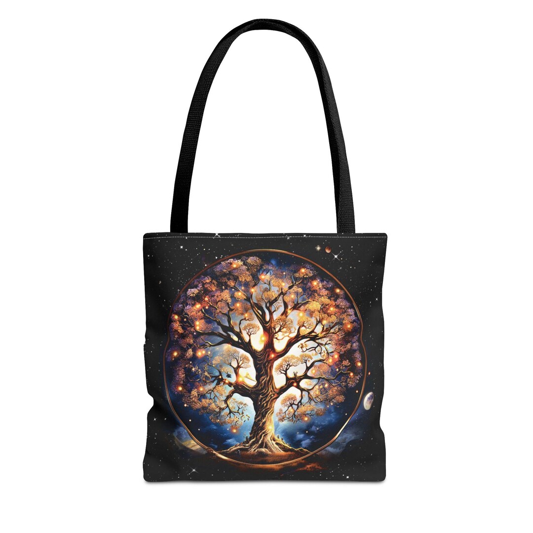 Tree of Life - Space - Tote Bag - All Over Print - Etsy