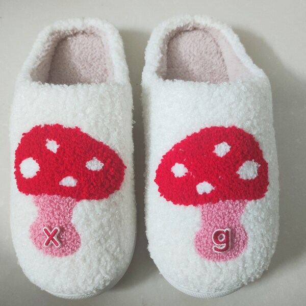 Embroidered Slippers - Etsy