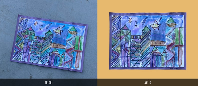 Landscape Kid’s Art Hardcover Photo Book | Thoughtful Holiday Keepsake ...