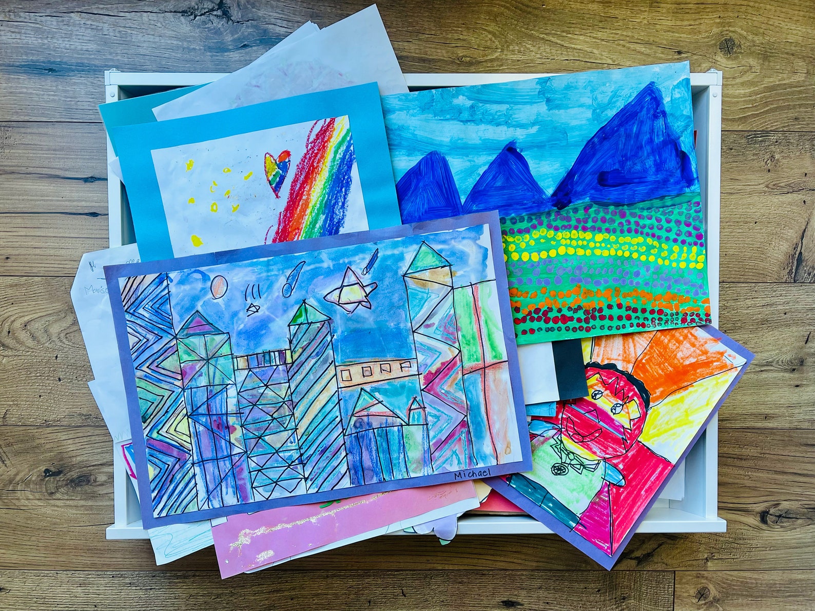 Landscape Kid’s Art Hardcover Photo Book | Thoughtful Holiday Keepsake ...