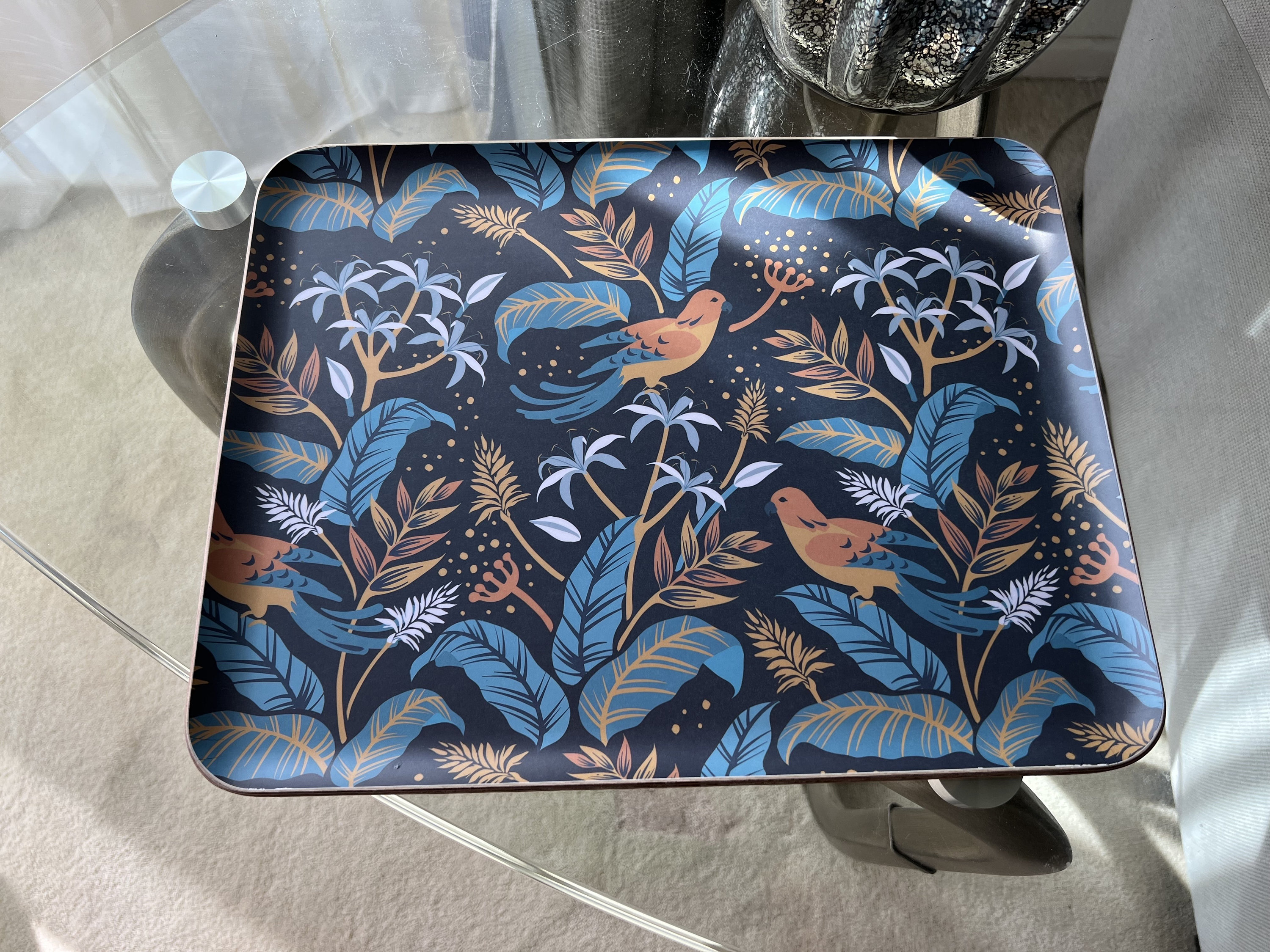 Large Wooden Rectangular Tray (forest) - Etsy