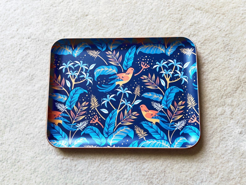 Wooden Rectangular Plate (forest) - Etsy