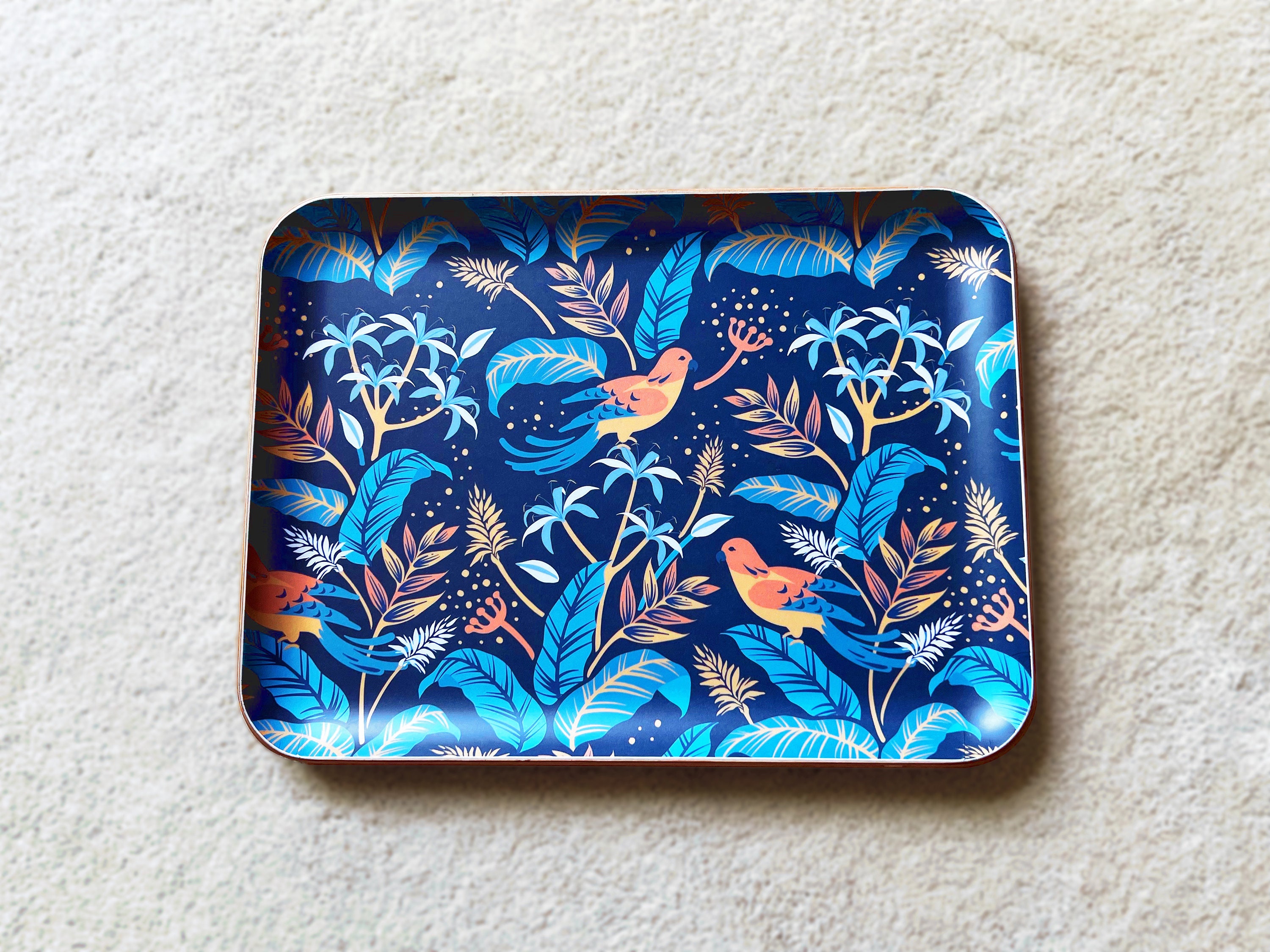 Wooden Rectangular Plate (forest) - Etsy