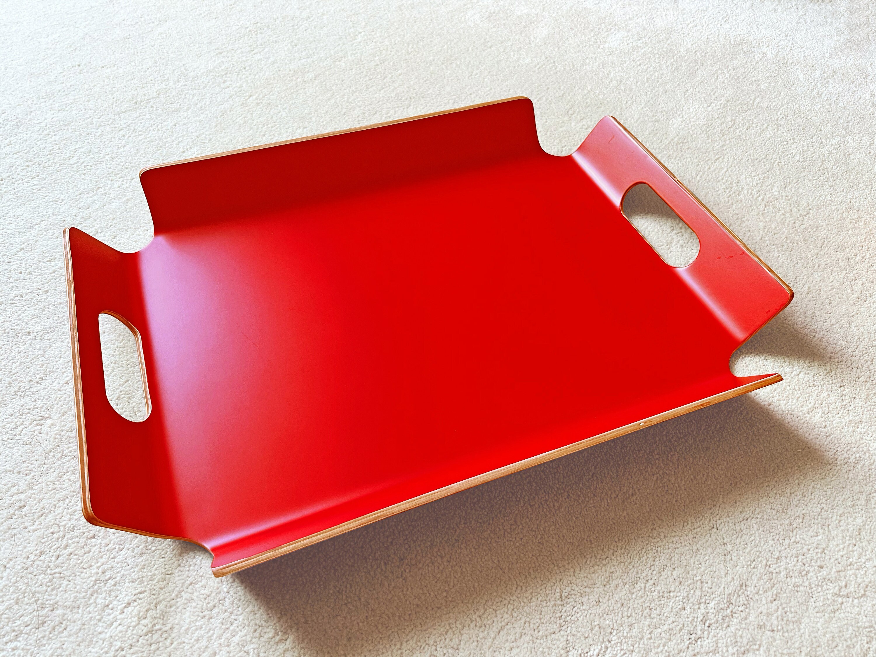 Red Frame Tray With Handle - Etsy