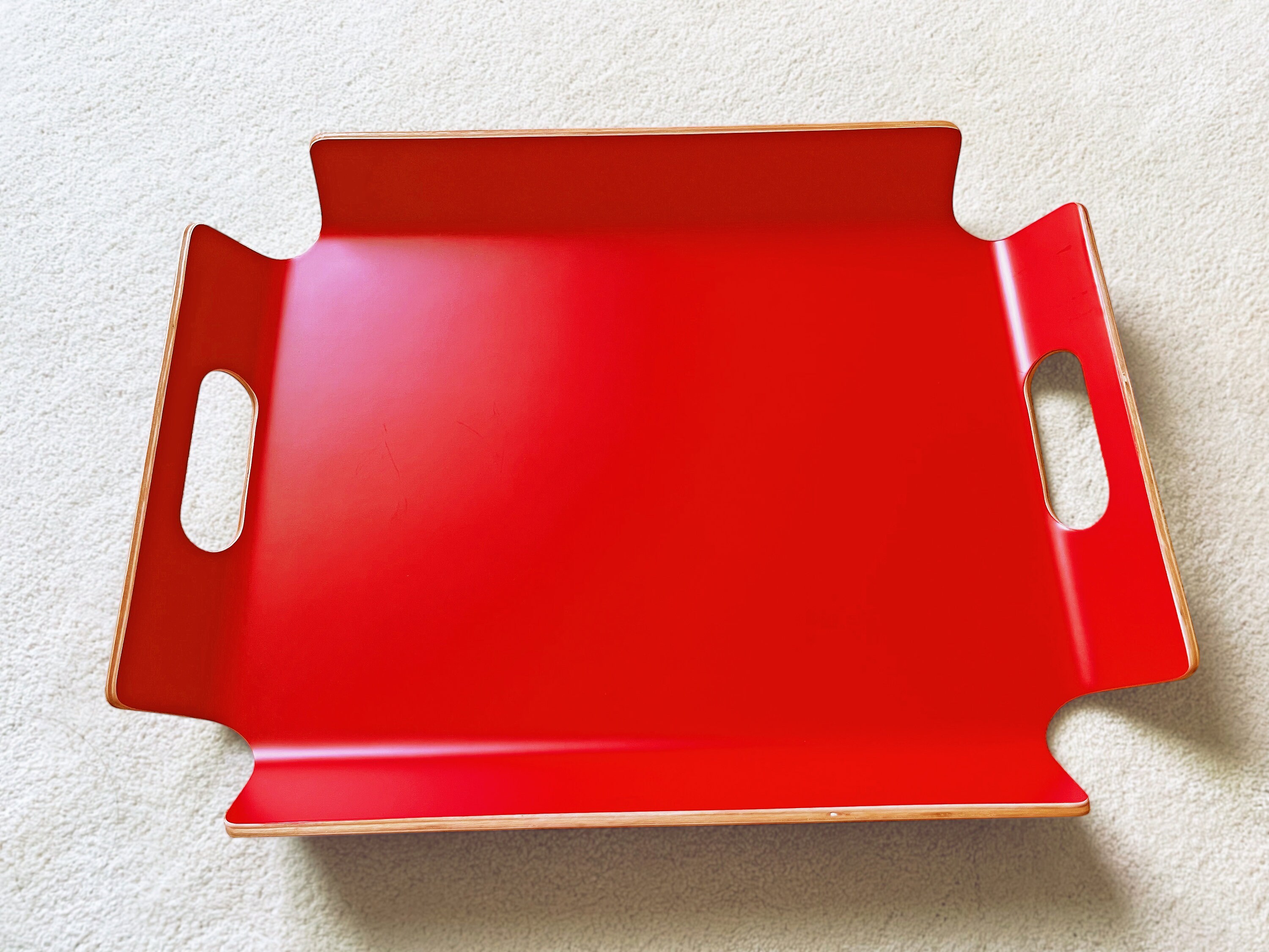 Red Frame Tray With Handle - Etsy