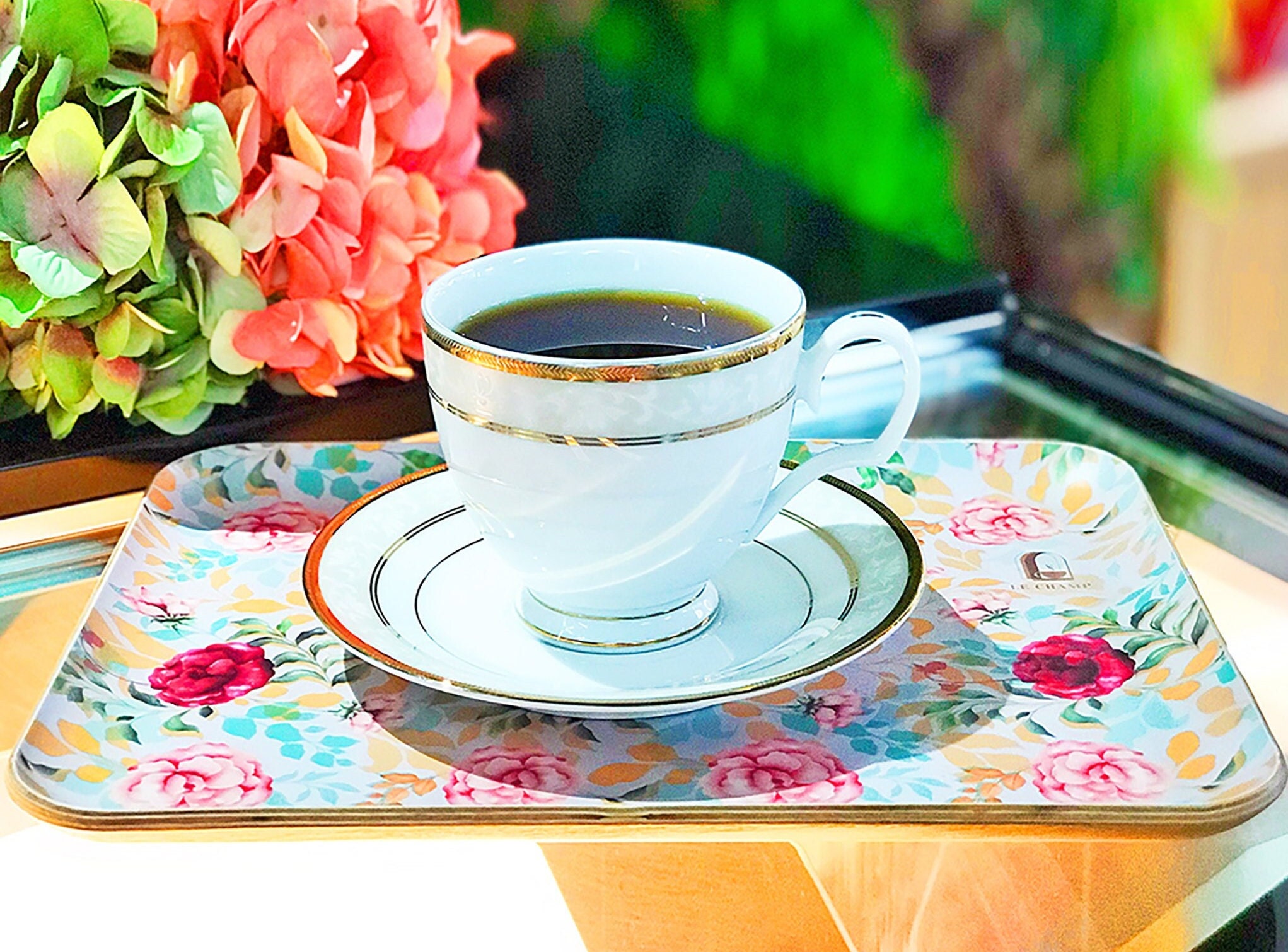 Wooden Rectangular Plate (camellia) - Etsy