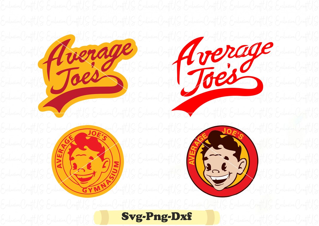 Average Joe's Gym SVG DXF PNG File Cut File for Cricut and Cut Machines ...