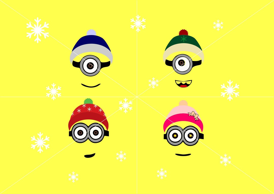 Minions Winter Svg Bundle / Despicable SVG PNG DXF Silhouette - Etsy ...