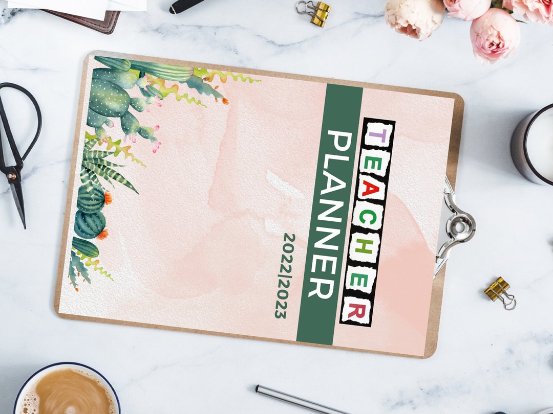Teachers' Planner for 2022, Printable Planner, Daily Schedules ,daily ...