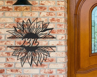 Sunflower Cut Metal Sign - Etsy