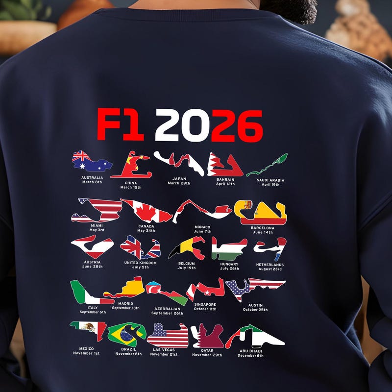 F1 2026 Season Shirt - Etsy