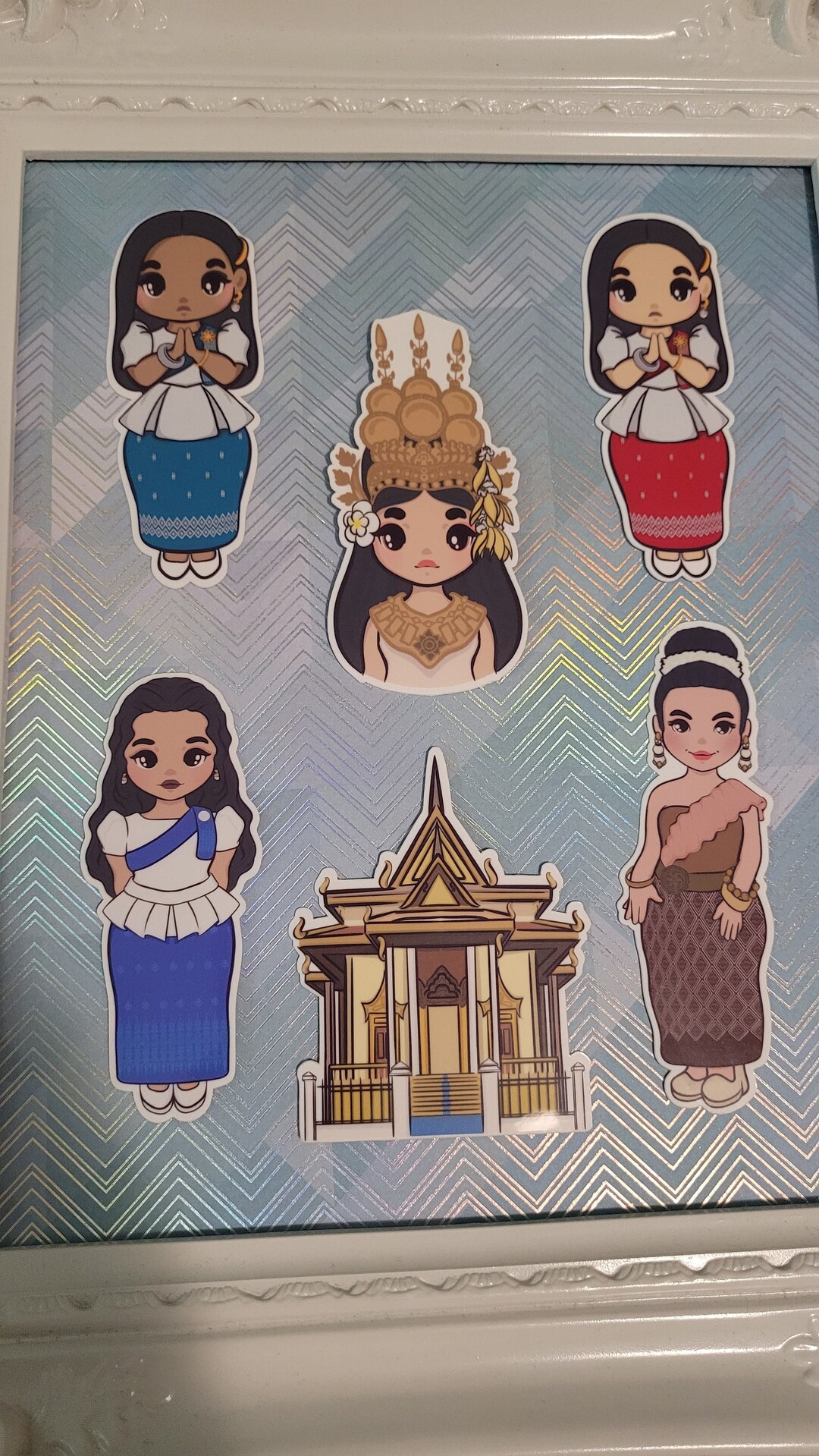 Cambodian Vinyl Sticker Pack6 - Etsy