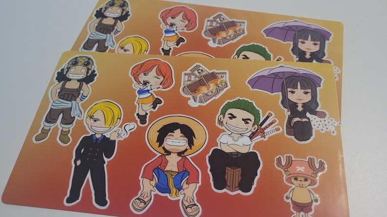 One Piece Vinyl Stickers - Etsy