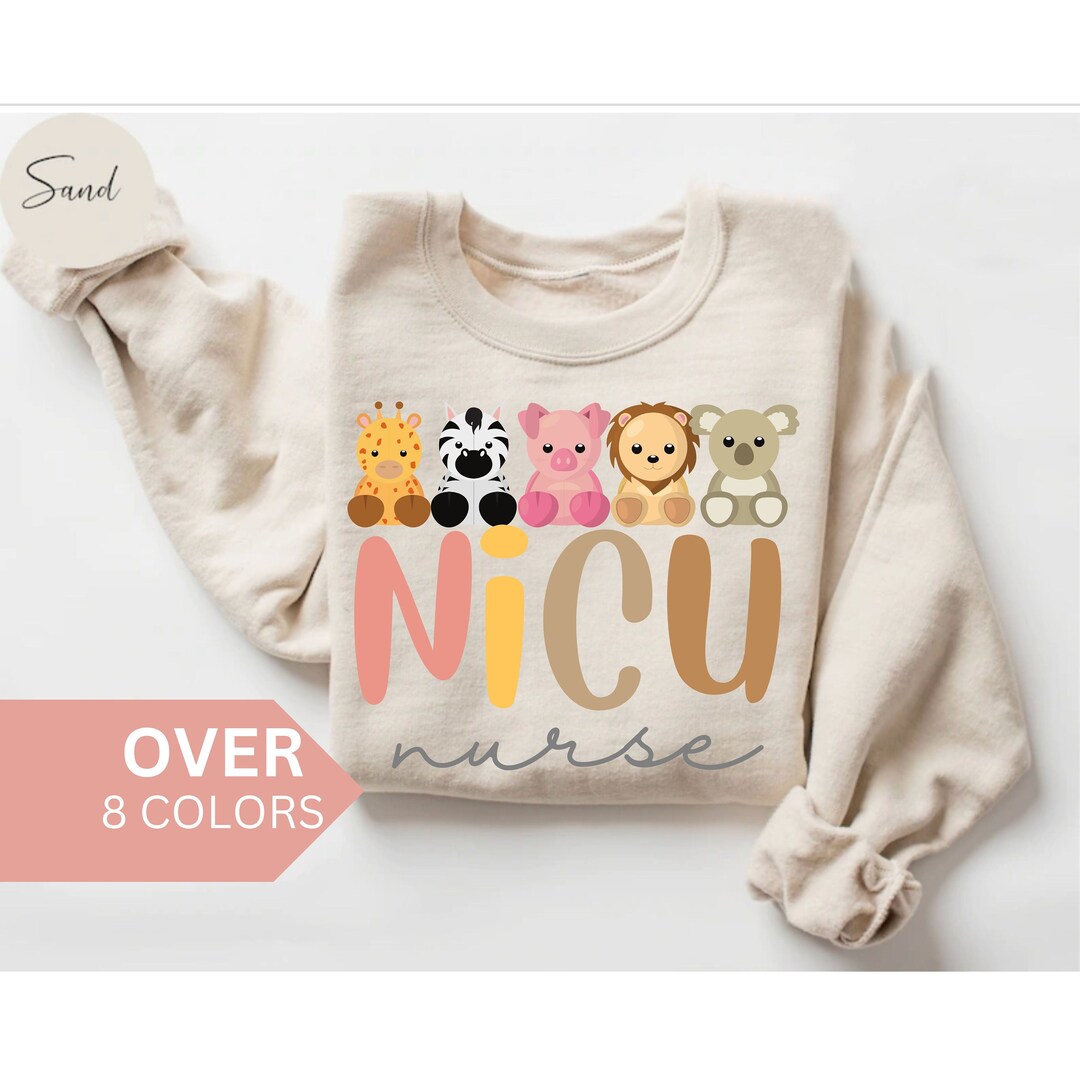 NICU Nurse Sweatshirt, NICU Nurse Shirt, NICU Nurse Gift, Nurse ...