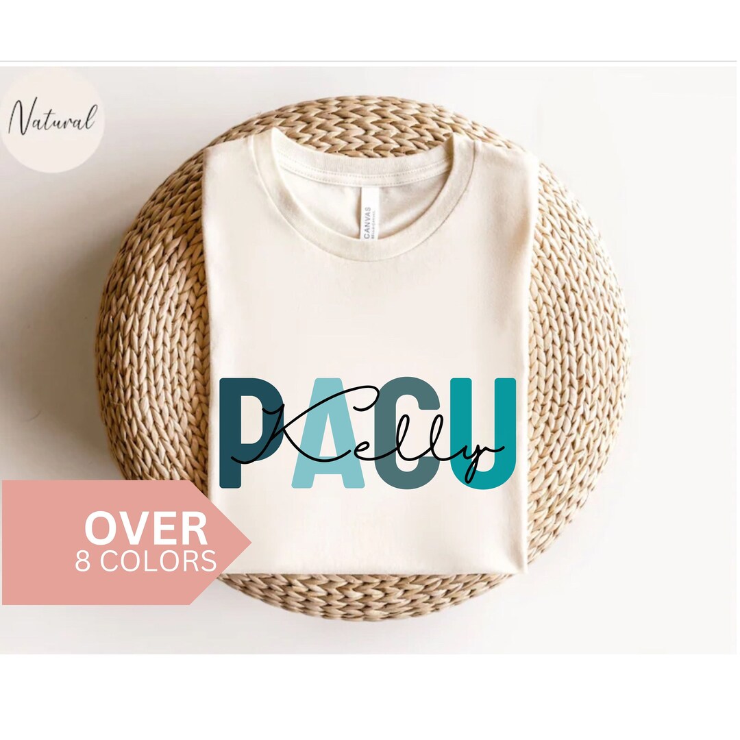 Personalized PACU Shirt, Custom PACU Nurse T-shirt, PACU Nurse T Shirt ...