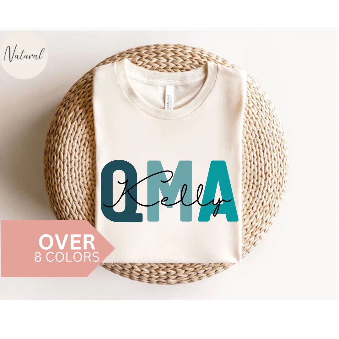 Personalized QMA Nurse Shirt, Custom QMA Nurse T-shirt, QMA Gift, Nurse ...