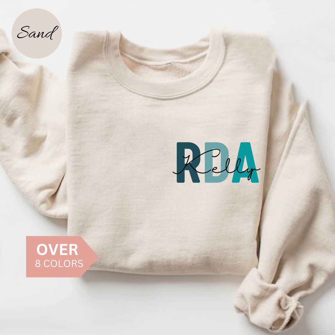 Personalized RDA Sweatshirt, Custom RDA Shirt, Registered Dental ...