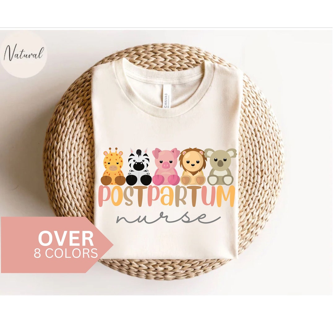 Postpartum Nurse Shirt, Mother Baby Nurse T-shirt, NICU Nurse Gift ...