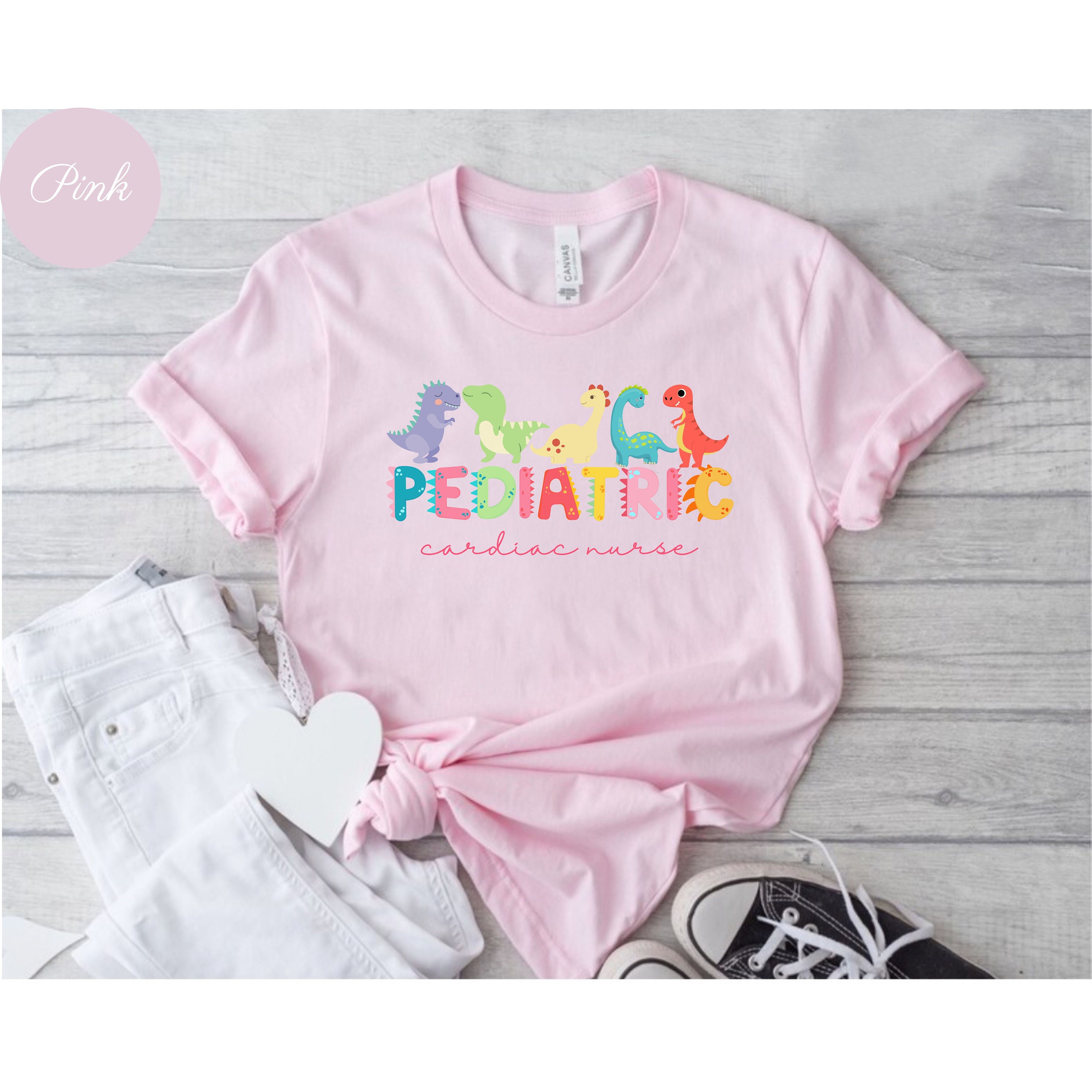 Pediatric Cardiac Nurse Shirt, Pediatric Cardiology Nurse Tshirt, PEDS ...