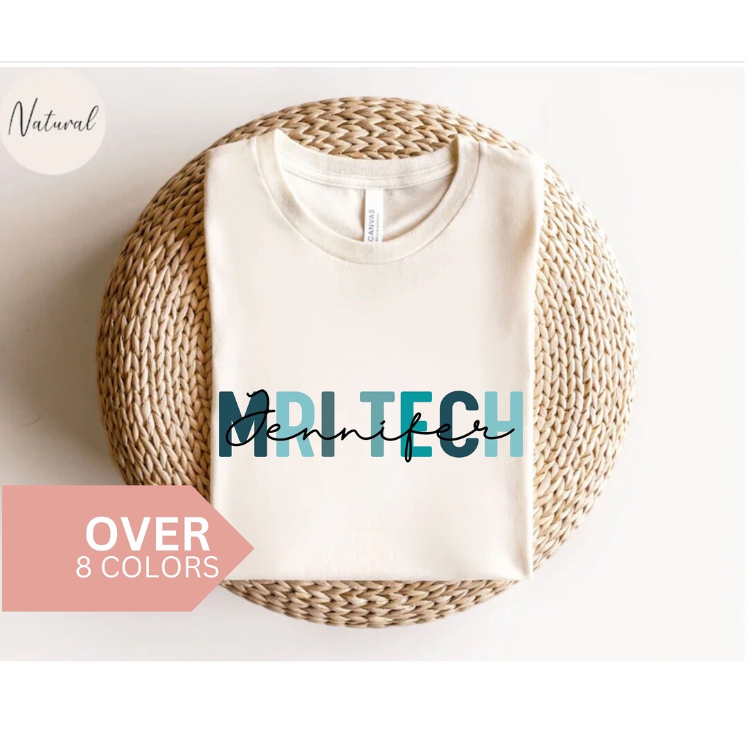 Personalized MRI Tech Tech Shirt, Custom MRI Tech Tech T-shirt, MRI ...