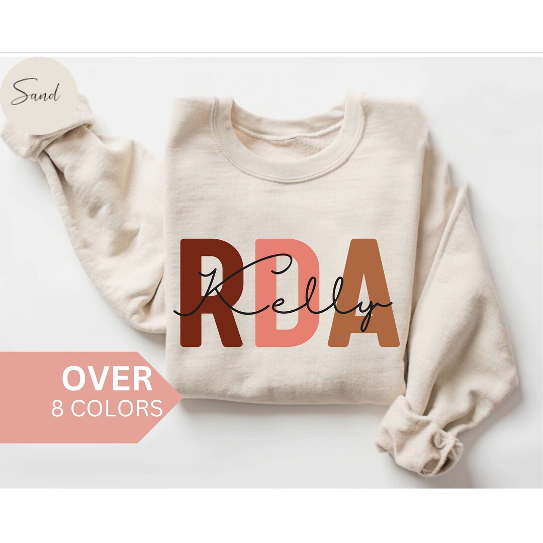Personalized RDA Sweatshirt, Custom RDA Shirt, Registered Dental ...