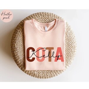 Personalized COTA Nurse Shirt, Custom COTA Nurse T-shirt, COTA Nurse ...