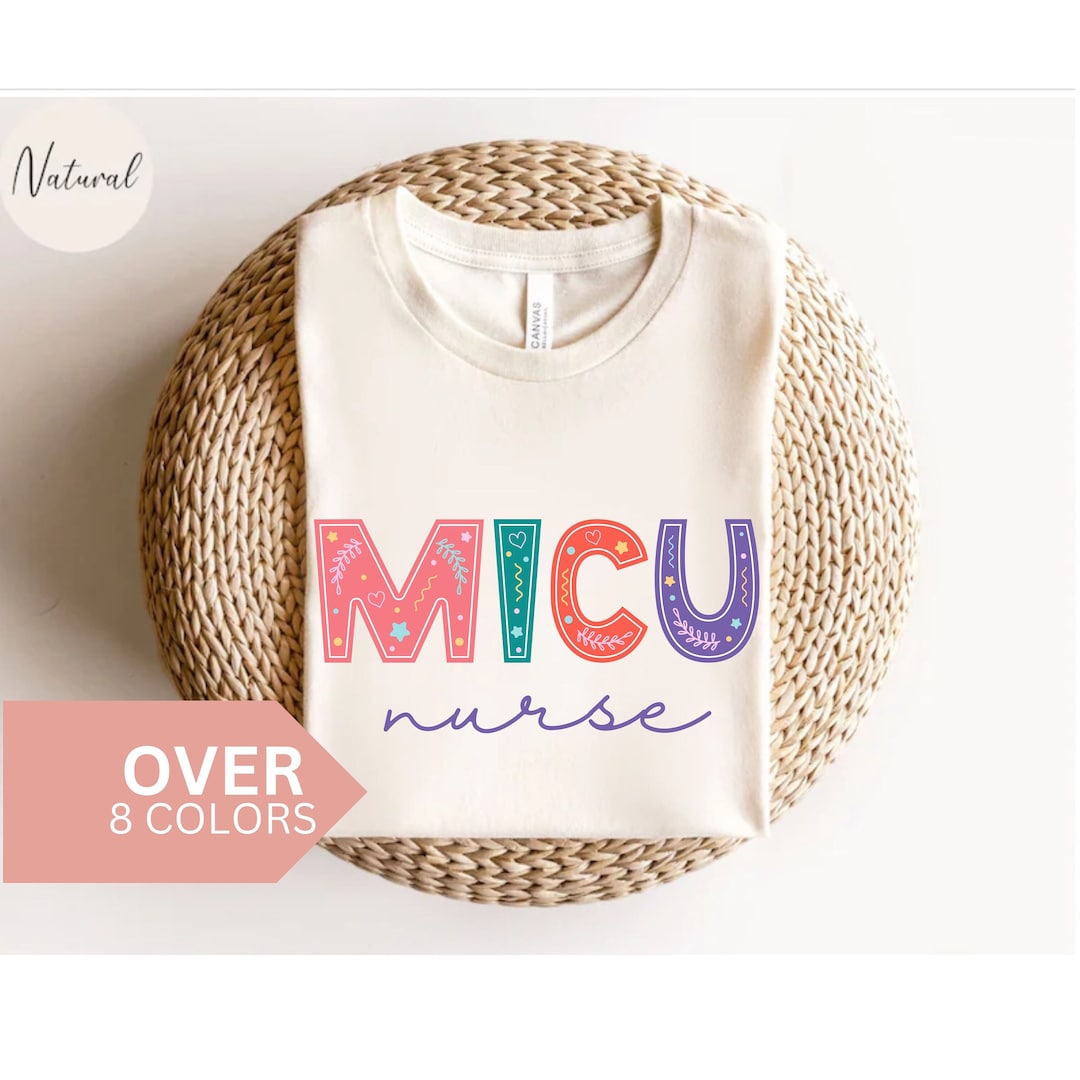 MICU Nurse Shirt MICU Nurse Doodle T-shirt MICU Nurse Gift - Etsy