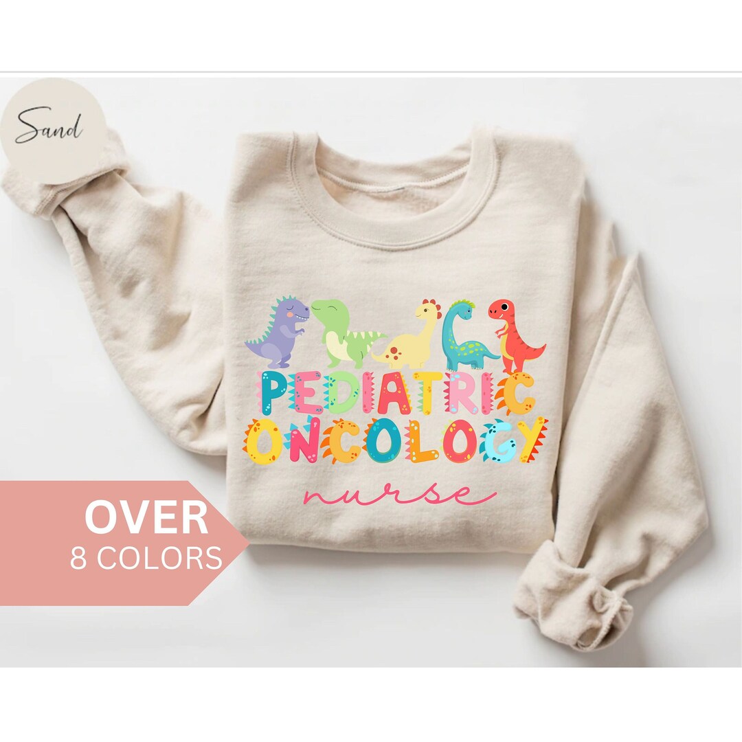 Pediatric Oncology Nurse Sweatshirt, PEDS ONC Nurse Shirt, Pediatric ...