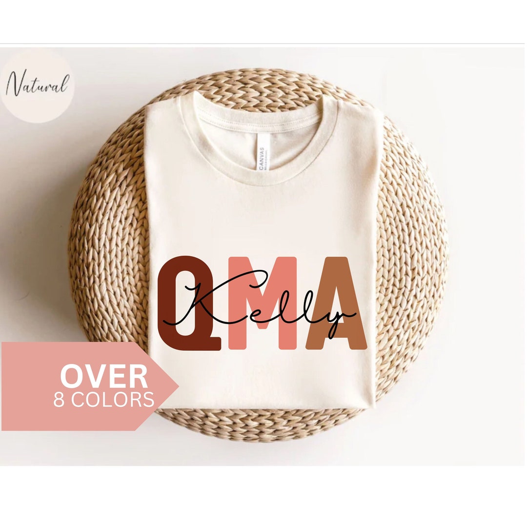 Personalized QMA Nurse Shirt, Custom QMA Nurse T-shirt, QMA Gift, Nurse ...