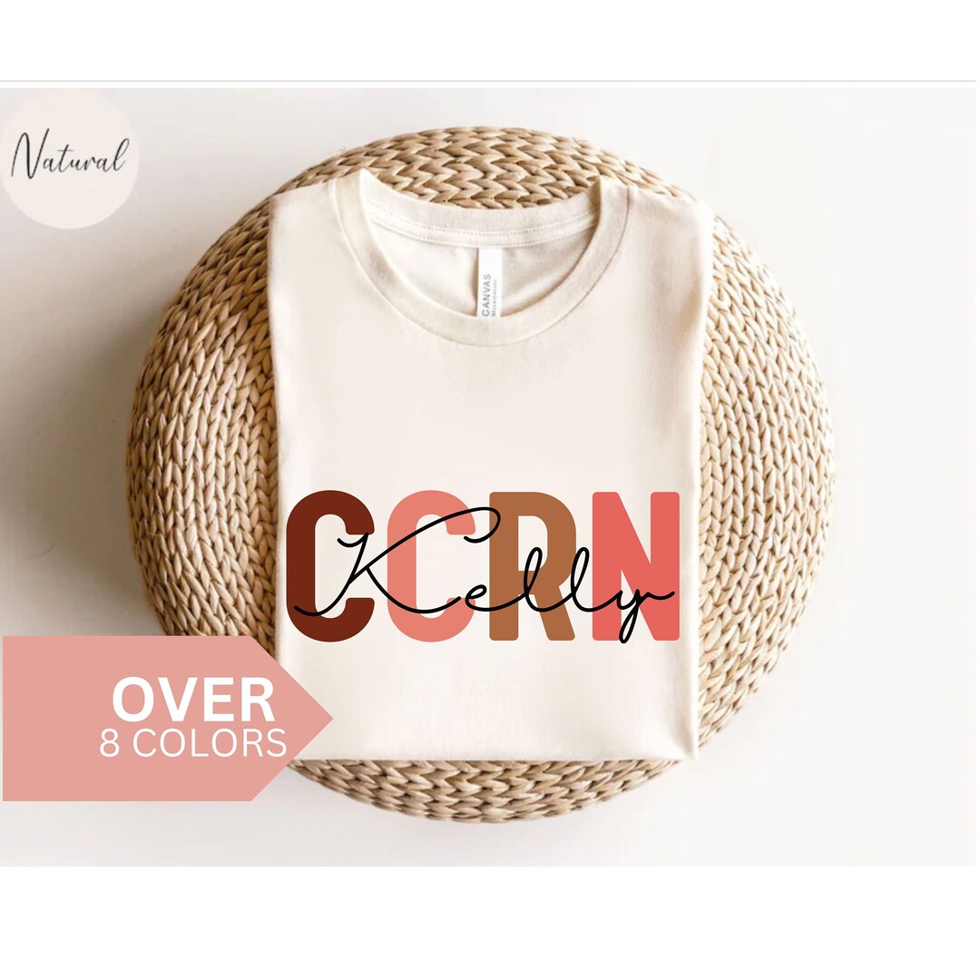 Personalized CCRN Nurse Shirt, Custom CCRN Nurse T-shirt, CCRN Nurse ...