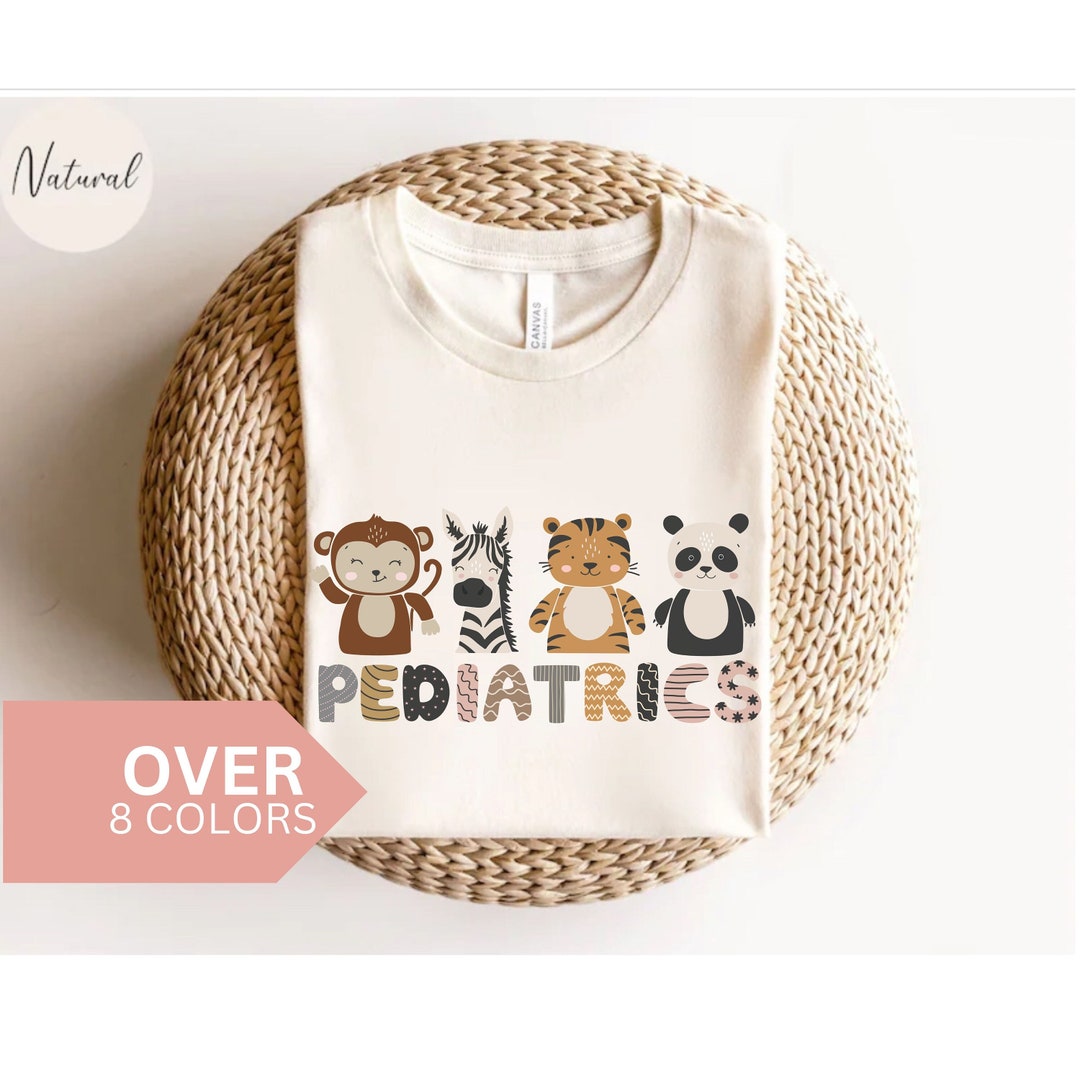Pediatrics Shirt, Pediatrics Animal T-shirt, PEDS T Shirt, Peds Nurse ...