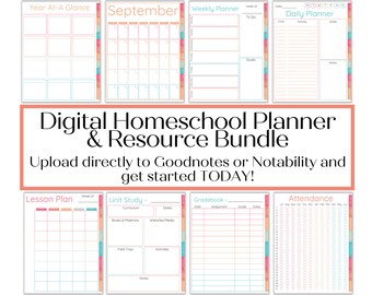 Kids Planner and Checklist Bundle ADHD School Planner Kawaii - Etsy Canada