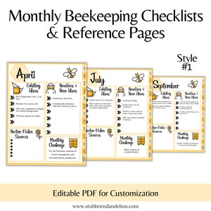Beekeeper Digital Planner & Hive Inspection Checklist | 2025,2026 ...