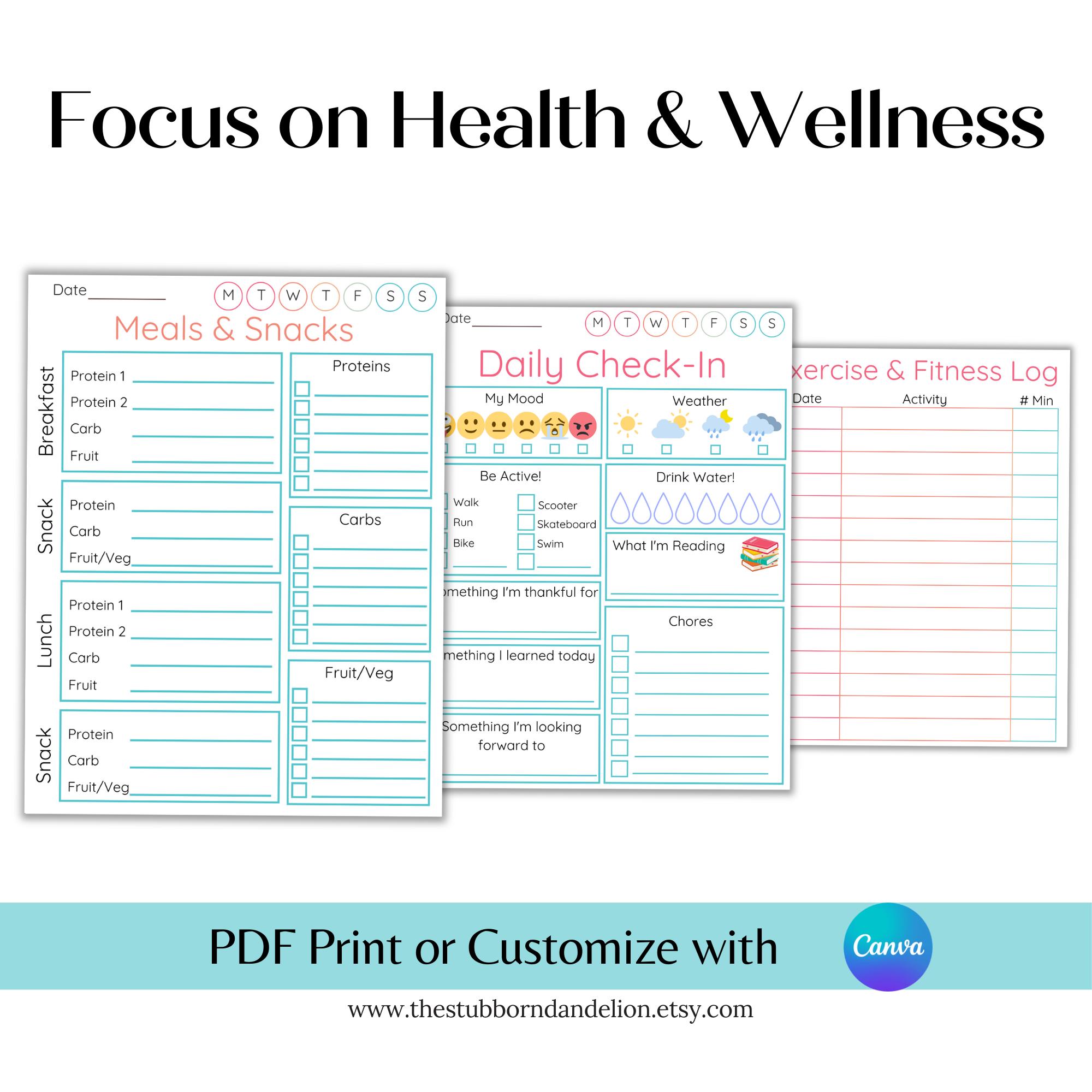 Printable Homeschool Planner Bundle | Lesson Plan | Gradebook | Daily ...