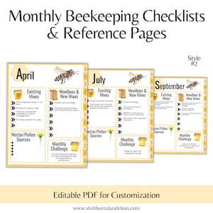 Beekeeper Digital Planner & Hive Inspection Checklist | 2025,2026 ...