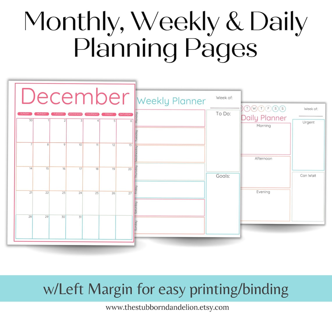 Homeschool Planner Bundle: 2025-26 Dated & Undated (digital Download ...